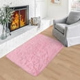 2x3 ft Small Entryway Throw Rugs for Bedroom, 2x3 Mini Area Rug Pink ...