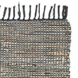 SAFAVIEH Vintage Leather Zharko Solid Braided Fringe Runner Rug, Grey ...