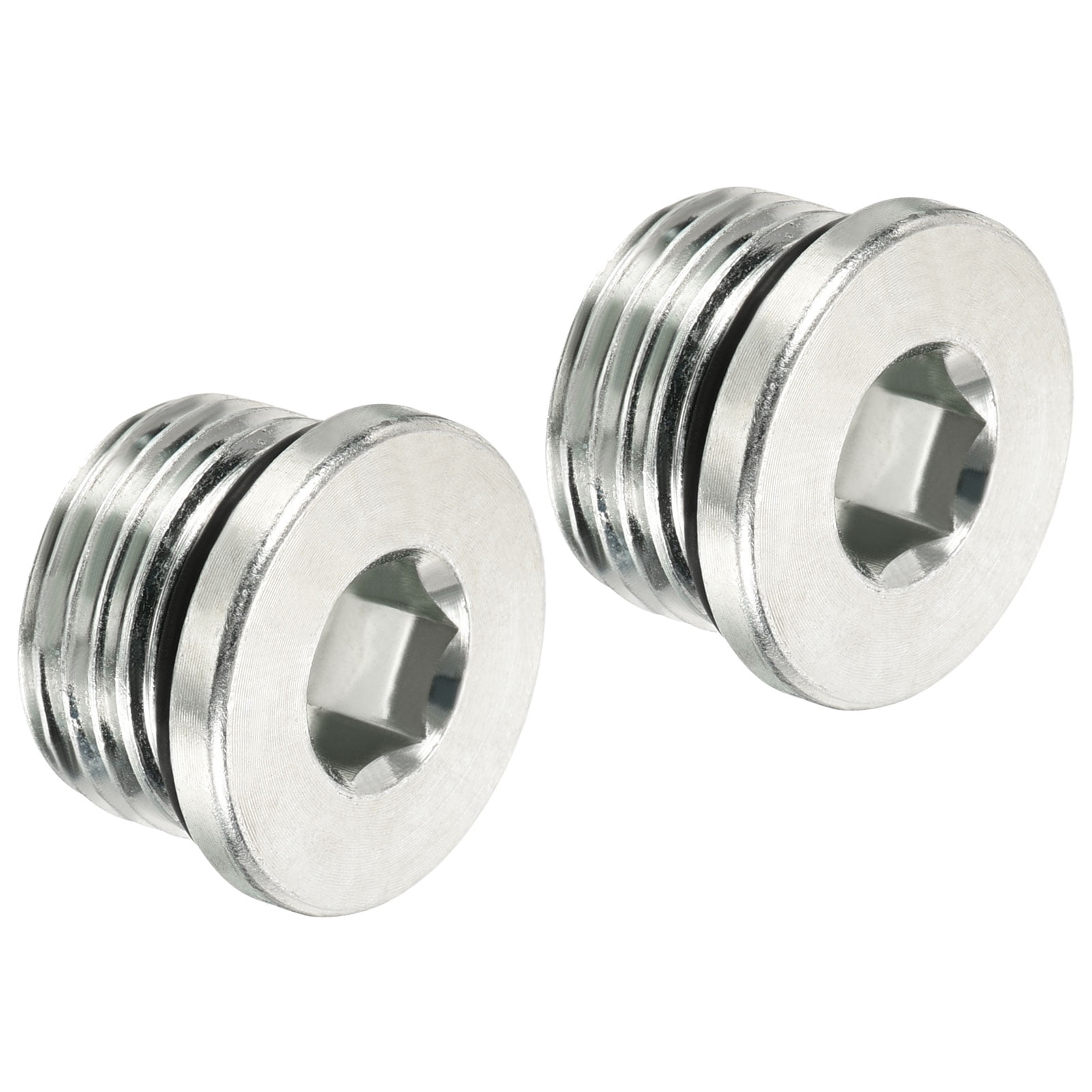 Uxcell 7/8-14UNF Internal Hex Head Pipe Fitting Plug, 2 Pack Male ...