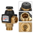 Thermostatic Mixing Valve, Brass Thermostatic Mixing Valve,3 Way DN20 ...