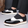 Classic Slip-On Oxford Shoes for Men, Comfortable Business Office Wear ...