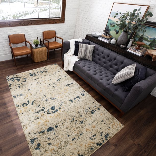 Mohawk Home Loft Collection Contemporary Linen Leyla Area Rug, 10' x 14 ...
