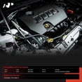A-Premium Upgraded Aluminum Left Side Engine Valve Cover with Valve ...