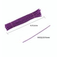 Craft Supplies 100PC Chenille Stem Flash Color Pipe Cleaners Set for ...