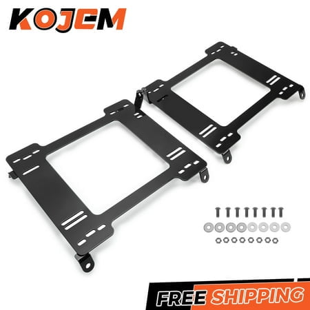 Kojem Front Race Seat Base Mount Brackets Adapter Pair for 1992-2000 ...