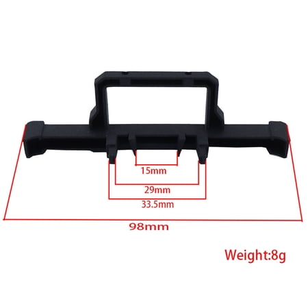 mmirethe Nylon 1/18 Front Bumper RC Upgrade Part 5pcs Durable Rc Front ...