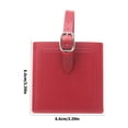 Aellinatey Square PU Luggage Labels Quick Attach For Traveler Practical ...