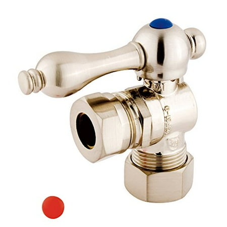 Kingston Brass Vintage Classic Angle Stop with 5/8" OD Compression x 1/ ...