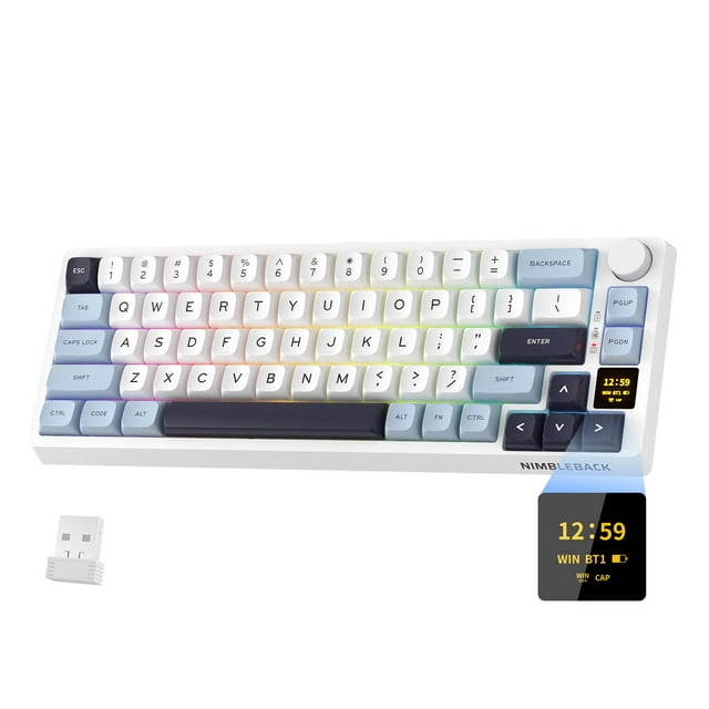 LTC Nimbleback NB682 PRO 65% Wireless Mechanical Keyboard w/Display ...