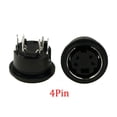 10pcs 4Pin 6Pin 8Pin 9Pin Din Female Socket Connector Jack Terminal PCB ...