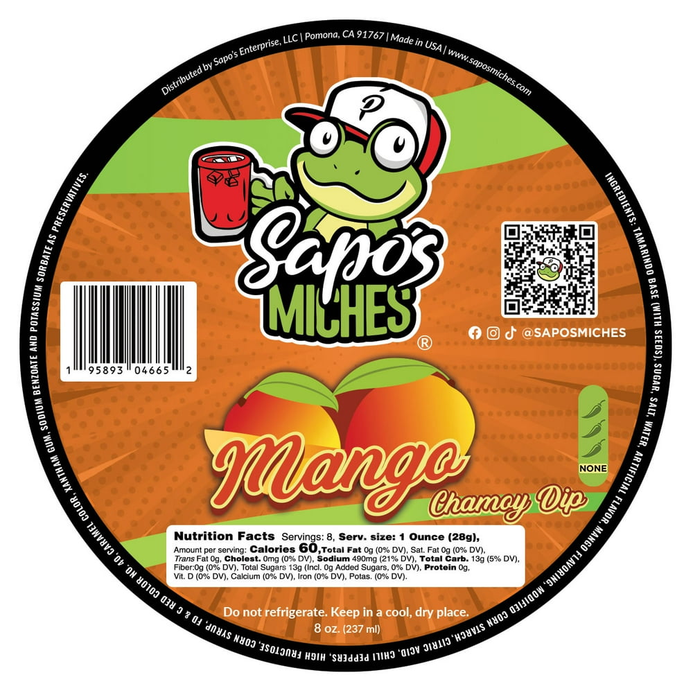 Sapo's Miches Chamoy Rim Rimming Paste Sauce Candy Dip for Drinks ...