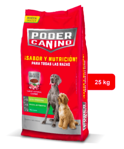 Alimento para Perro Poder Canino 25 Kg Poder Canino Alimento para Perro ...