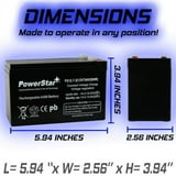PowerStar PS12-7-31 Ut 1270 12V 7Ah Nonspillable Rechargeable Sealed ...