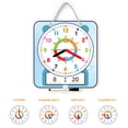 KEEPJOY Large 12" Magnetic Writable Dry Erase Teaching Clock,Teaching ...