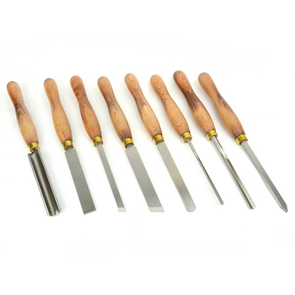 Crown Tools 285 8 Pc Woodturning Tool Set - Walmart.com