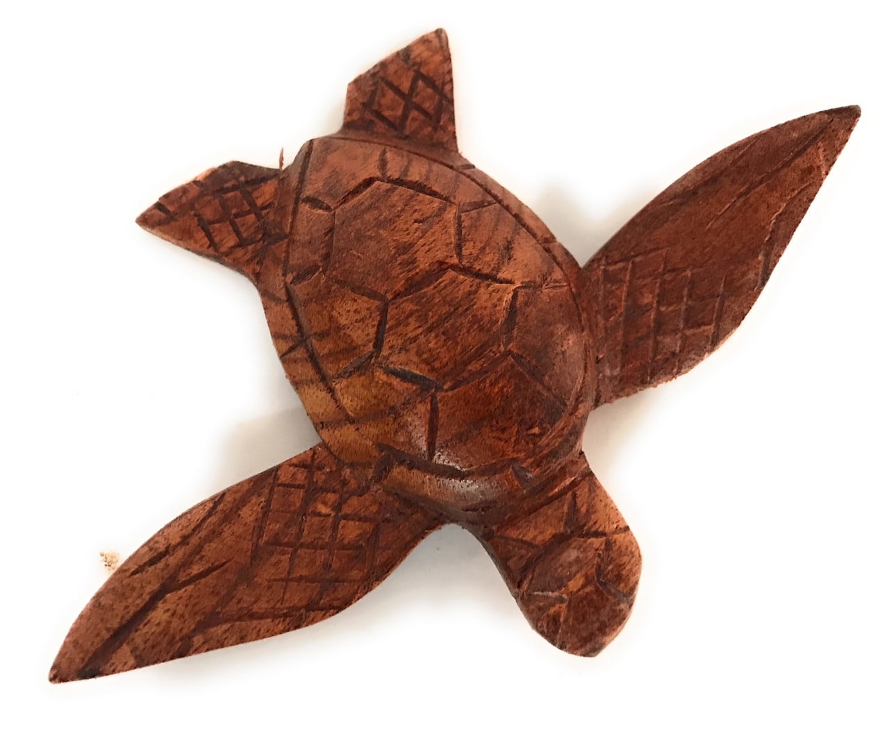Carved Hawaiian Sea Turtle Honu 5" Stained - Hand Carved | #raw0412 ...