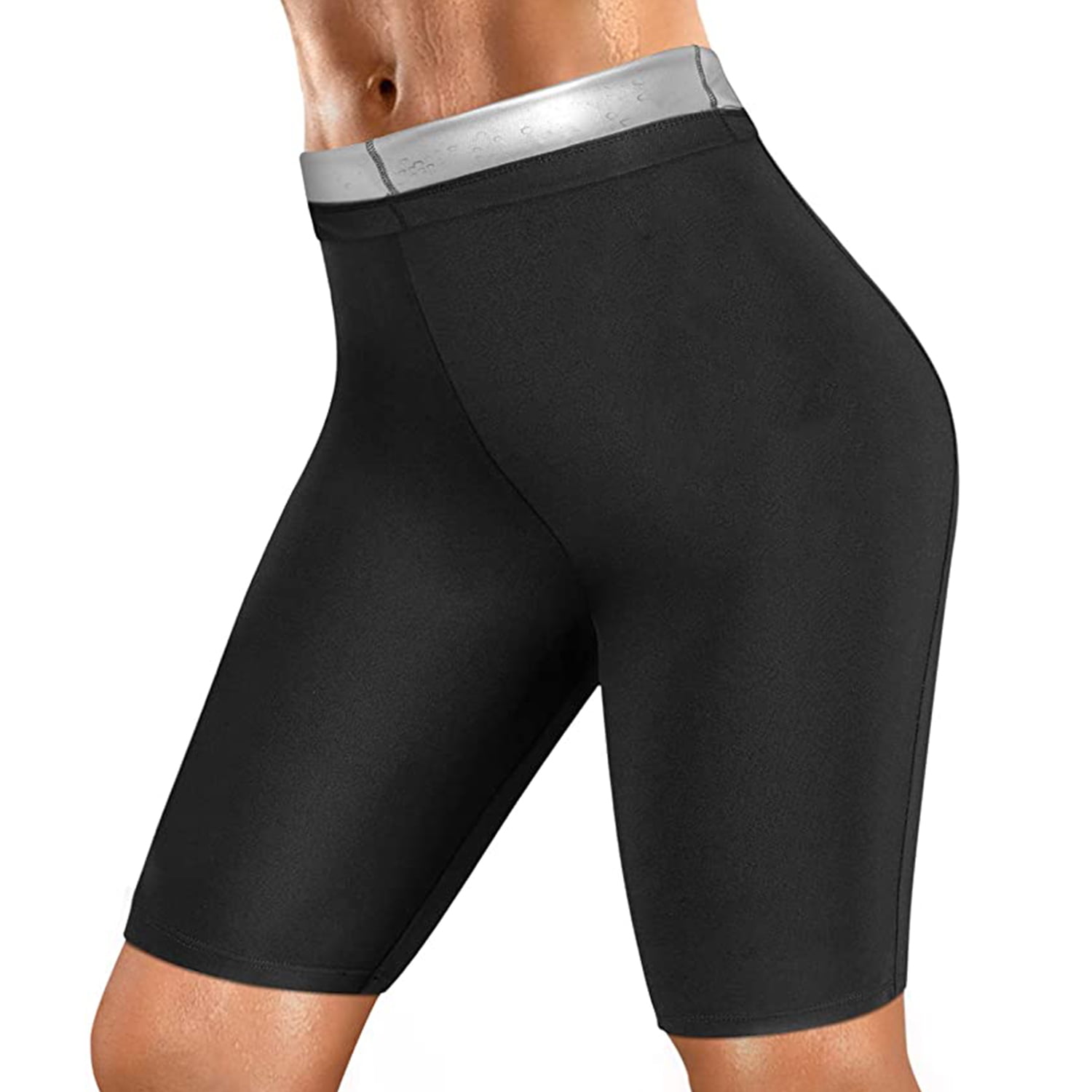 Lilvigor Women Sauna Sweat Shorts Hot Fitness Capris Pants Exercise