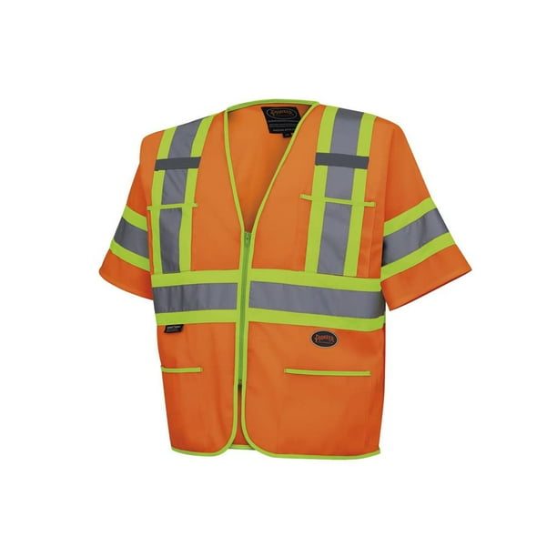 Chaleco de seguridad Pioneer Hi Vis con mangas para hombre y mujer, clase 3 | Walmart en línea