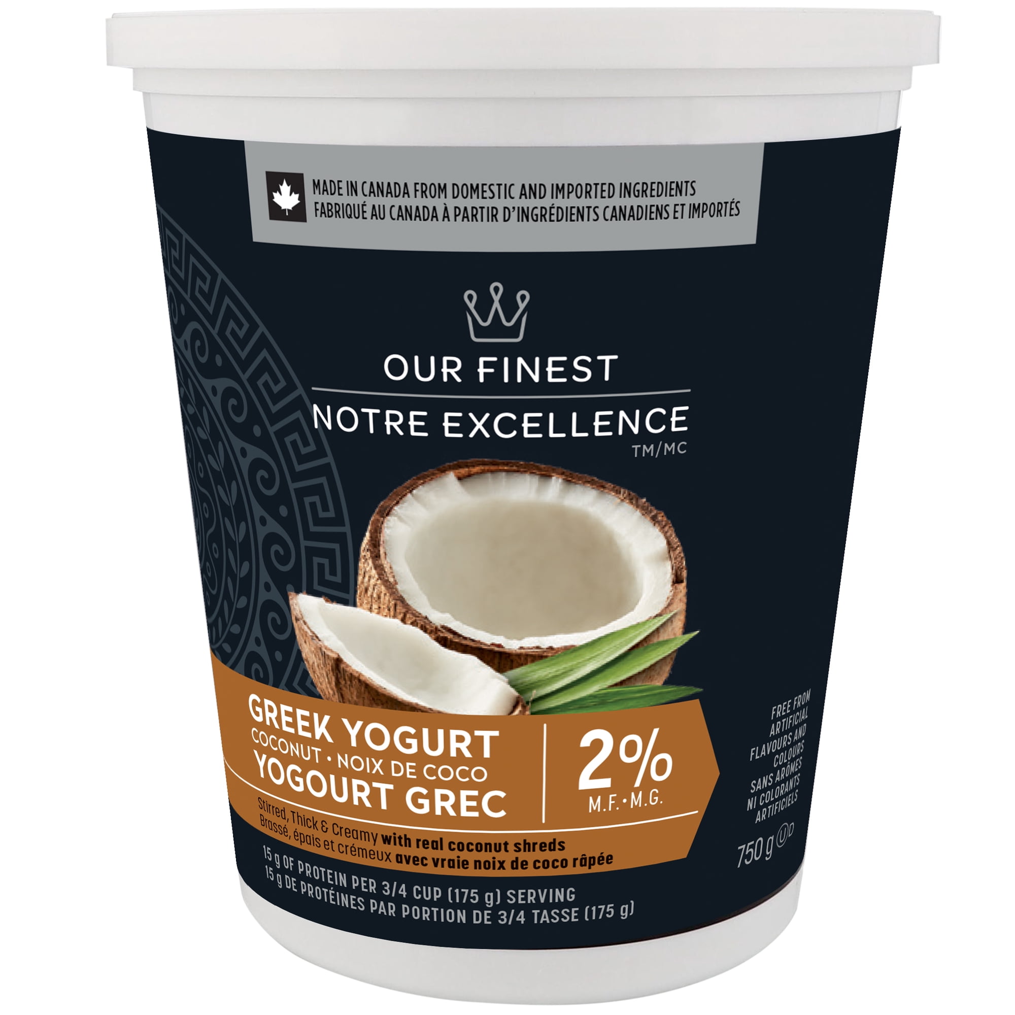 Click here for Our Finest Coconut Greek Yogurt 750g prices
