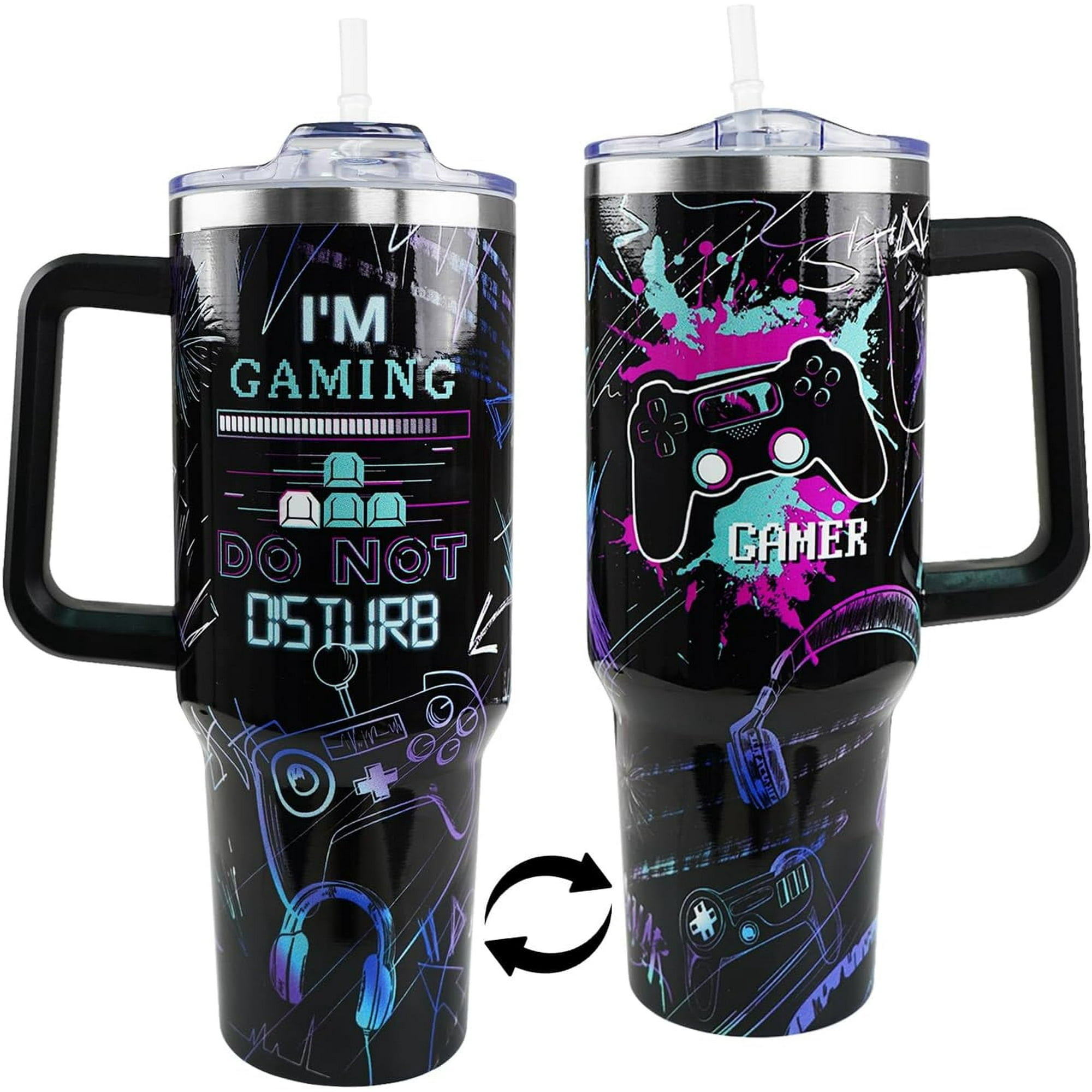 Click here for Wchefdas Gamer Gifts  40 Oz Gaming Tumbler With Ha... prices