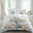 Duvet Cover Queen Size 3 Piece Bedding Set, Ocean Starfish Conch Shell ...