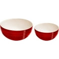 STAUB Ceramic 2-pc Nested Mixing Bowl Set - White - Walmart.com