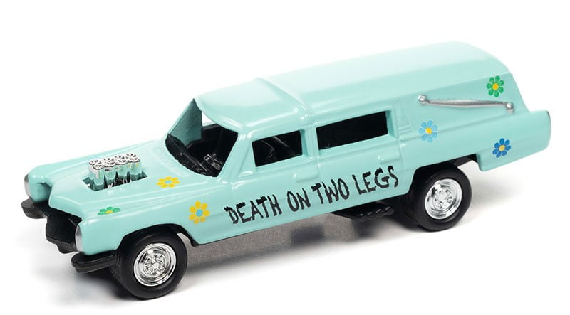Custom Haulin' Hearse, Flat Light Turquoise Teal - Johnny Lightning ...