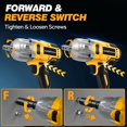 3-in-1 Cordless Impact Gun - Wrench, Driver & Drill Compatible with ...