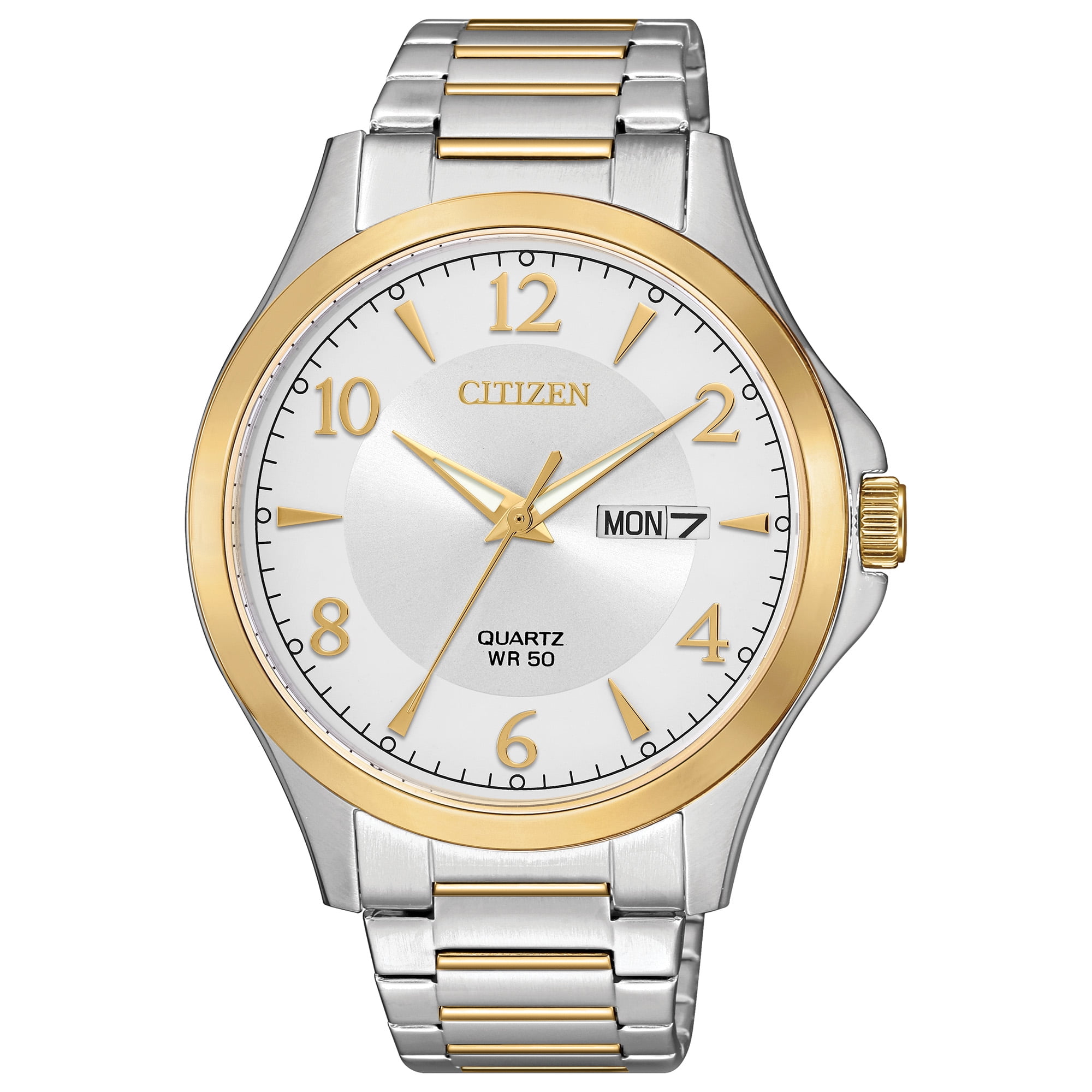 Citizen Men's Quartz Two-Tone Stainless Watch BF2005-54A - Walmart.com