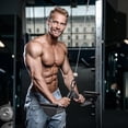 LAT Pull Down Bars Cable Machine Attachment, Rowing T-bar V-bar Set ...