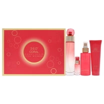Perry Ellis 360 Red 3 Pc Gift Set - 3.4oz EDT Spray, 7.5ml EDT Mini ...