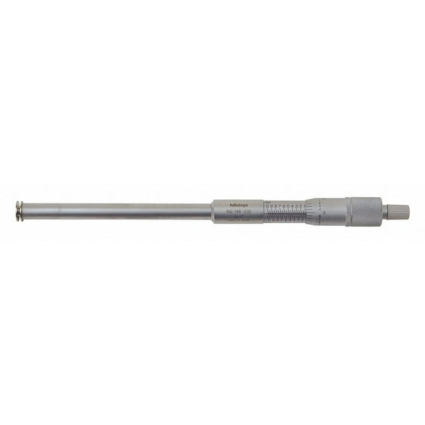 Mitutoyo Groove Micrometer,0 to 1 in. Range,Flat 146-232 - Walmart.com