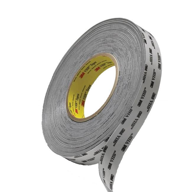 3M 103120887 1 in. x 36 Yards 25 ml Gray VHB Tape - Walmart.com