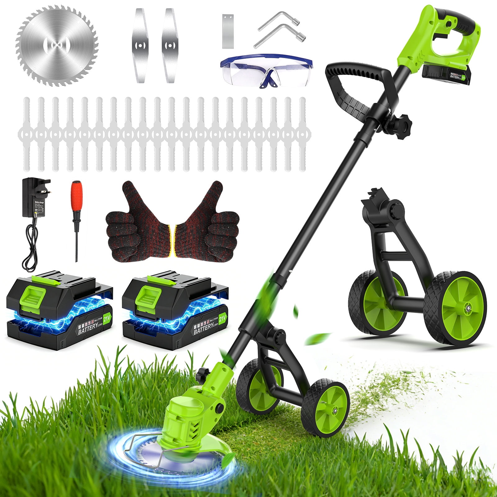 Click here for Fovendi 6 Inch Electric Weed Wacker  Cordless Stri... prices