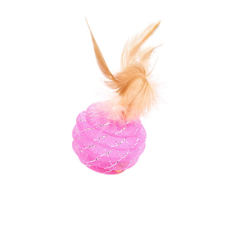 Click here for Cattoycanadasale 1pc Pet Cat Toys Feather Ball Can... prices