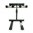 Pyle PLPTS55 Universal Adjustable Rotating DJ Laptop Stand with Travel ...