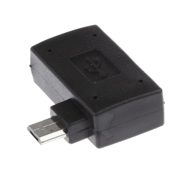 Adaptador de Conector conversor host OTG micro USB 2.0 en ángulo ...