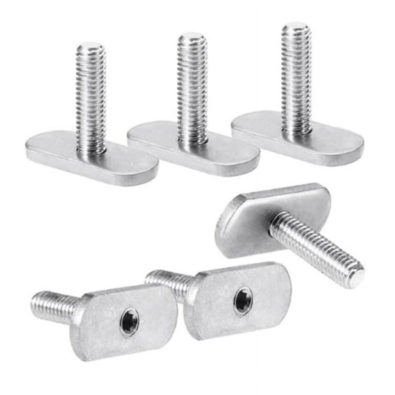 4Pack Stainless Steel Kayak M6 Screws & Nuts Rail Track Mount Tie Down ...