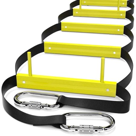 ISOP Fire Escape Ladder 2 - 3 Story 13 ft/25 ft | Rope Ladder Fire ...