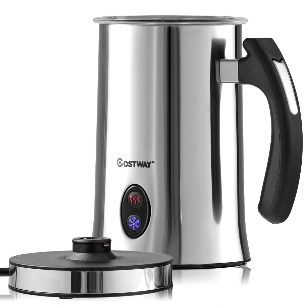 Electric Automatic Milk Frother And Heater Steamer W Hot Cold Milk Function Walmart Canada