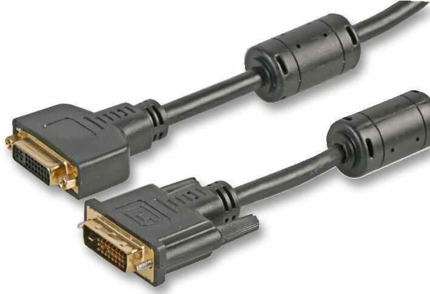 PRO SIGNAL - DVI-D Dual Link Male to Female Lead, 1m Black - Walmart.com