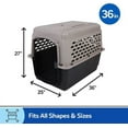 Petmate, Vari Dog Kennel, 36" for Pets 50-70 lb, Airline Friendly ...