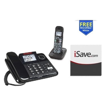 Clarity Amplified Corded And Cordless Phone System With Digital ...
