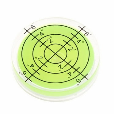3 Packs Round Bubble Level 15x8mm Mini Circular Bullseye Spirit Levels ...