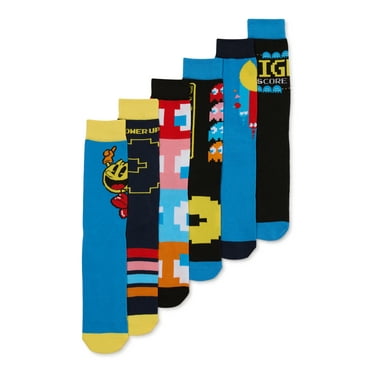 Hasbro Gaming Men’s Socks, 6-Pack - Walmart.com