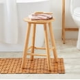 Better Homes & Gardens Round 18 in High Backless Bamboo Stool/Adult Footrest for Indoor Use ...