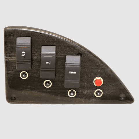 Godfrey Pontoon Boat Switch Panel 250247 | Sweetwater Black Woodgrain ...