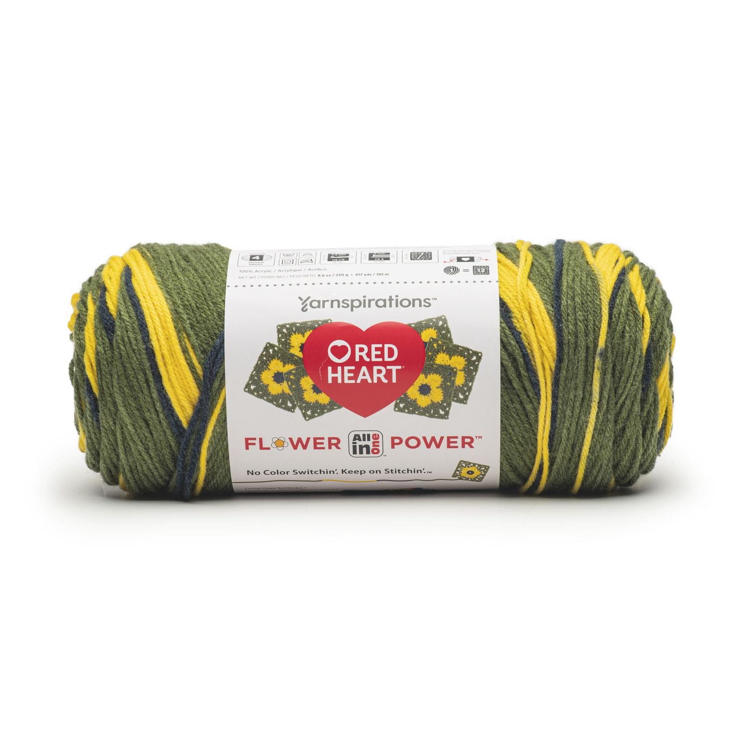 Click here for Red Heart All In One Flower Power #4 Worsted (Medi... prices