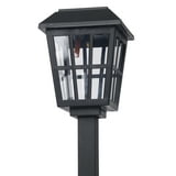 Mainstays Solar Powered Black Square Design LED Path Light, 5 Lumens (6 ...