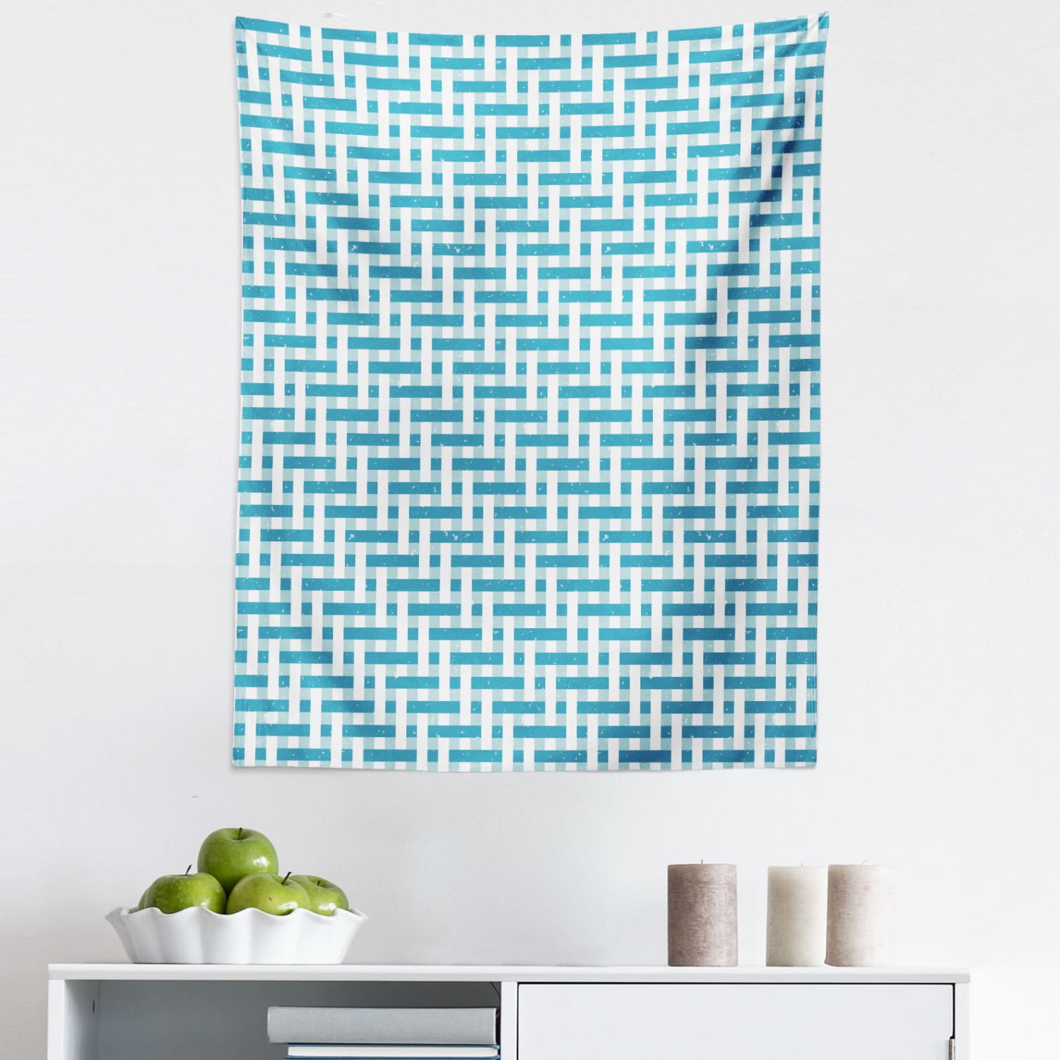 Geometric Tapestry, Maze Stripes Labyrinth Style Entangling Lines ...
